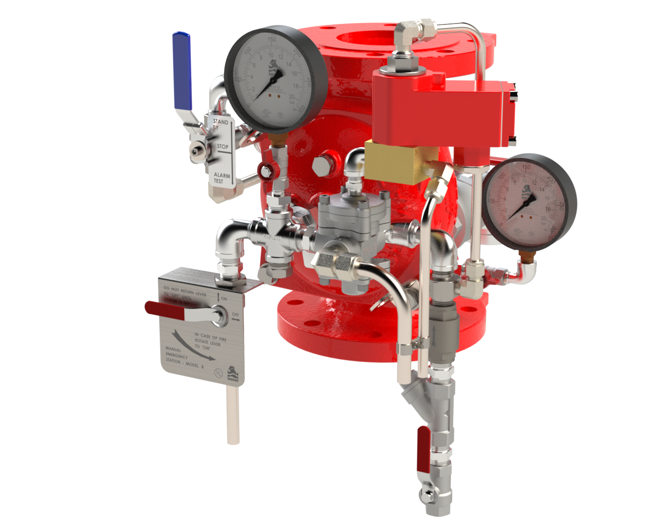 Model 400E-3U - Electrically Controlled, On-Off Deluge Valve with ...