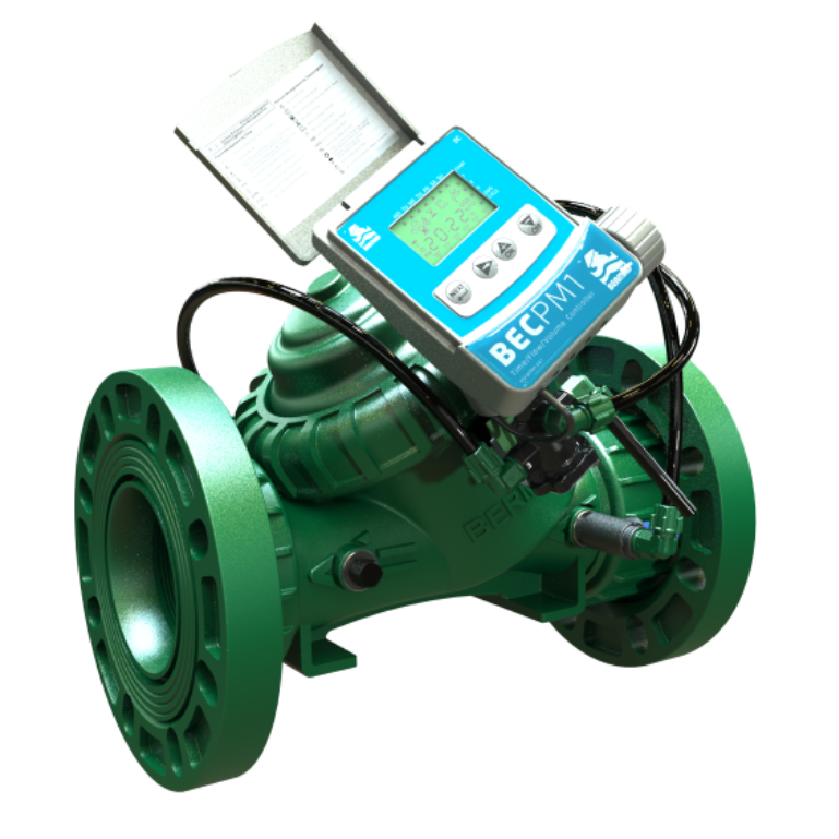 Solenoid gecontroleerde afsluiter is een hydraulisch werkende regelklep